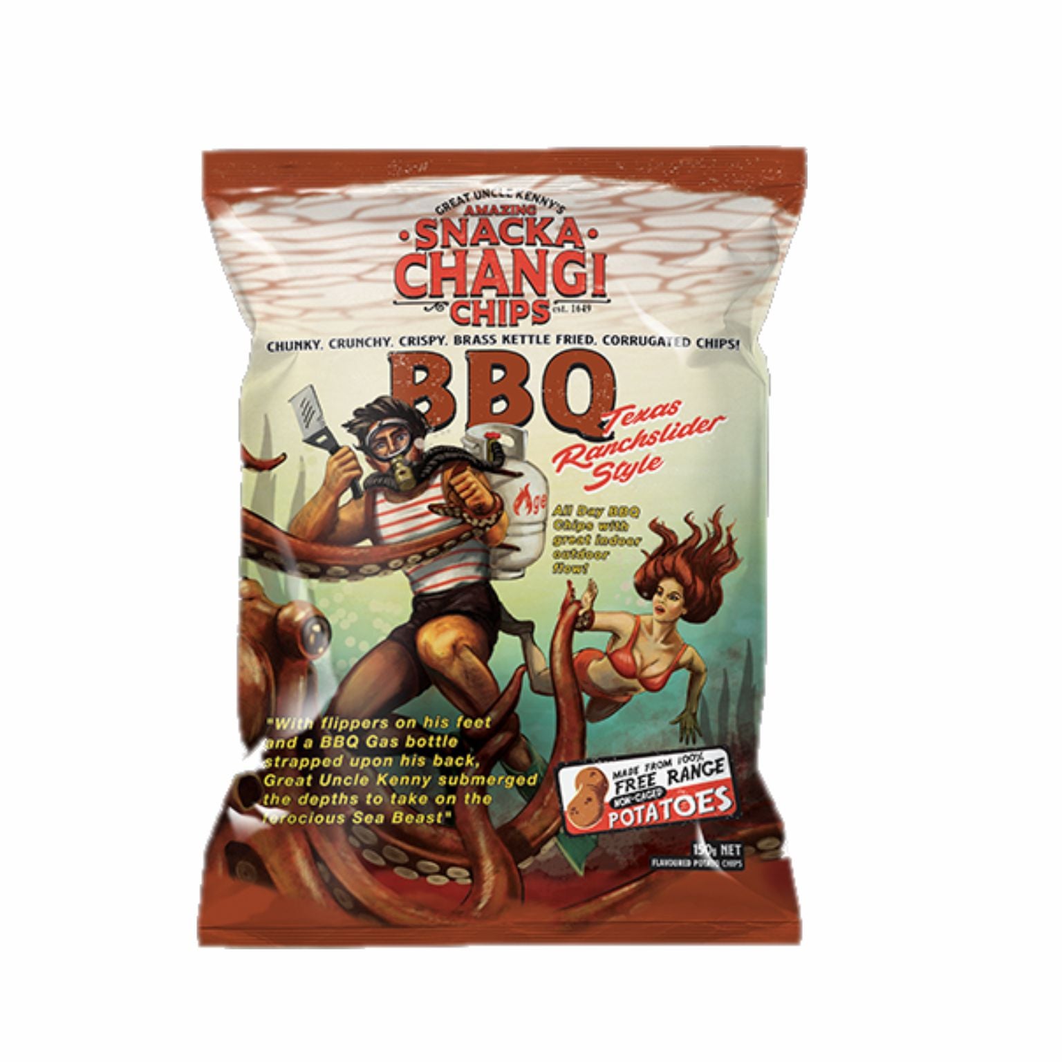 ETA Snacka Changi Chips BBQ 150g | 112YORK